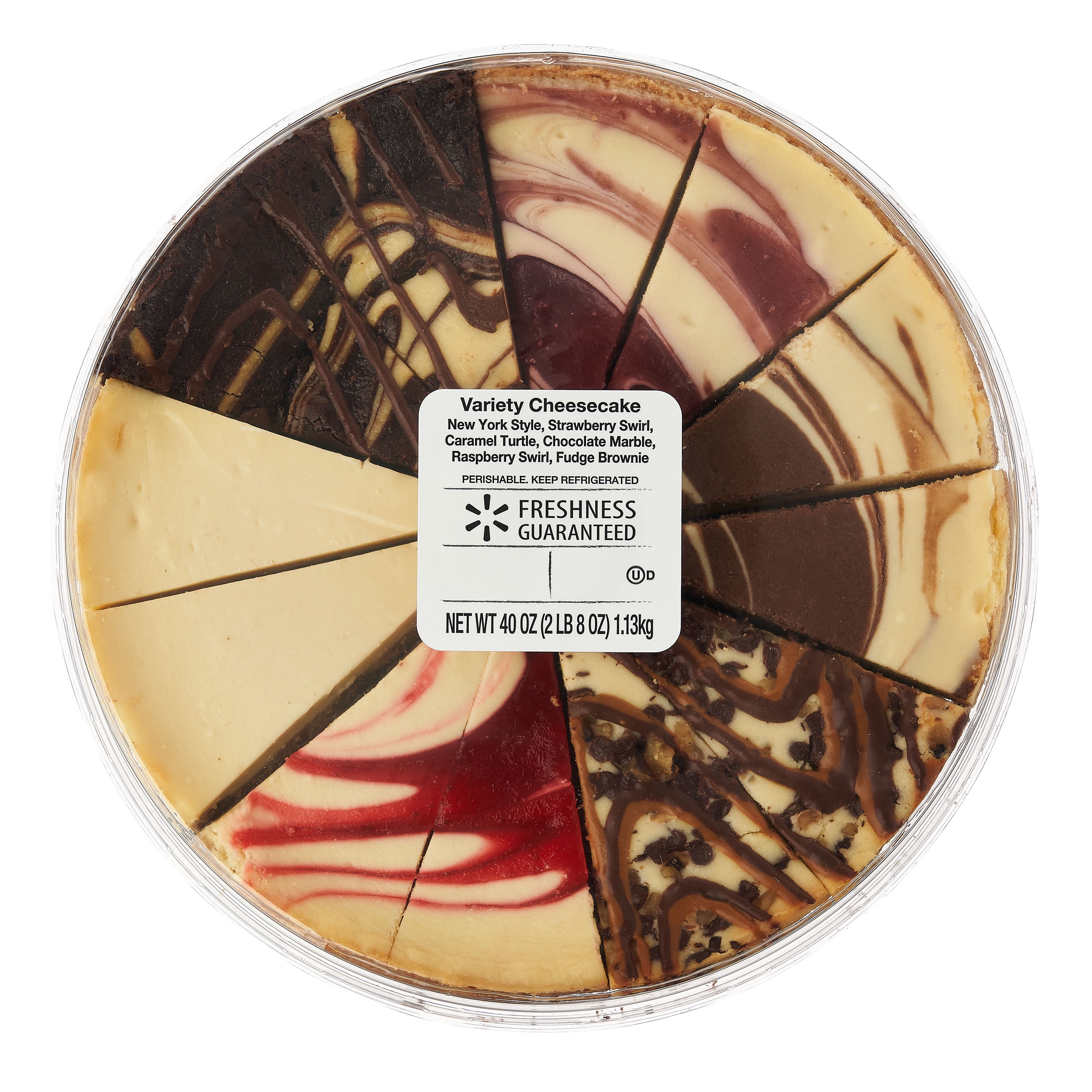 Freshness Guaranteed Variety Cheesecake, 40 oz., 12 Slices ...