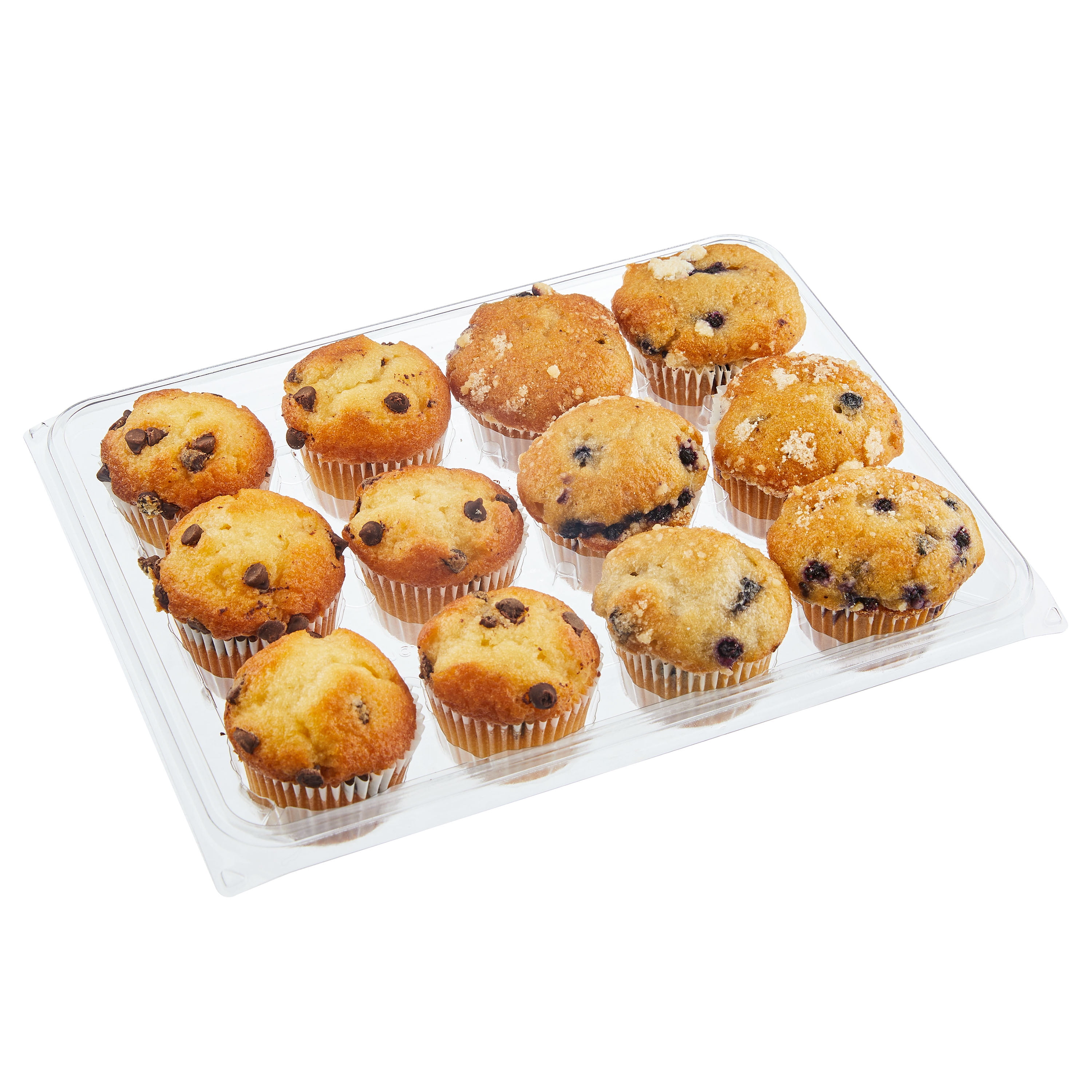 Freshness Guaranteed Variety Muffins, 12 oz Clamshell, 12 Count ...