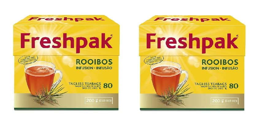 Freshpak Pure Rooibos Tea 80 Tagless Bags, Pure Premium Rooibos and No ...