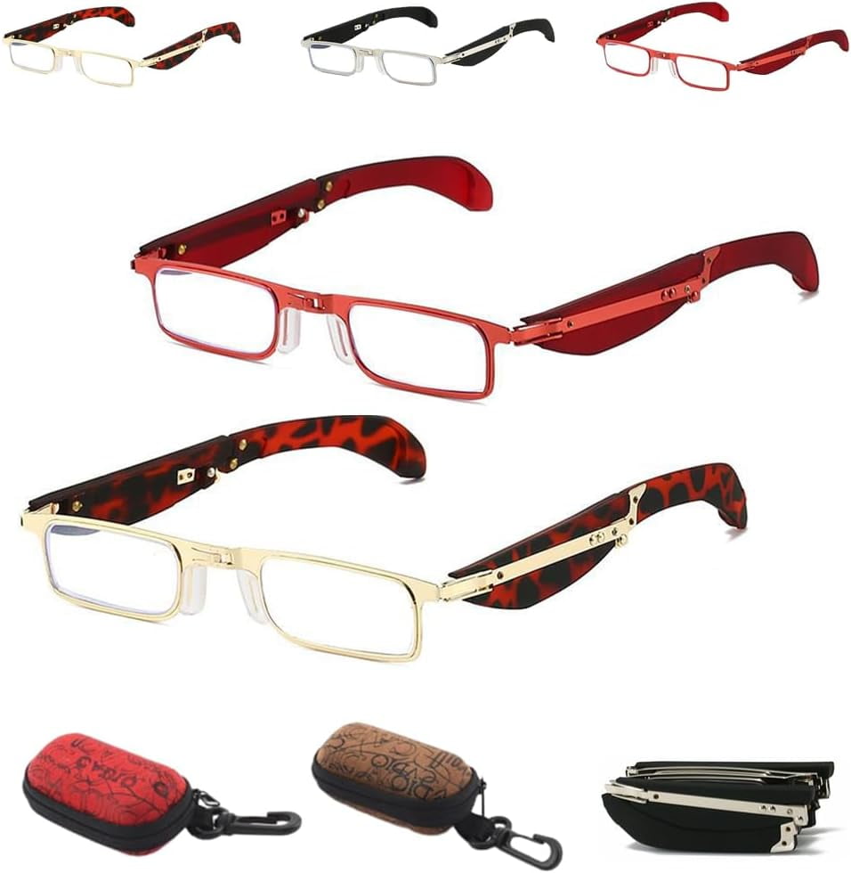 Freshrared/Wasuperstore Foldable Reading Glasses - Blue Light Blocking ...