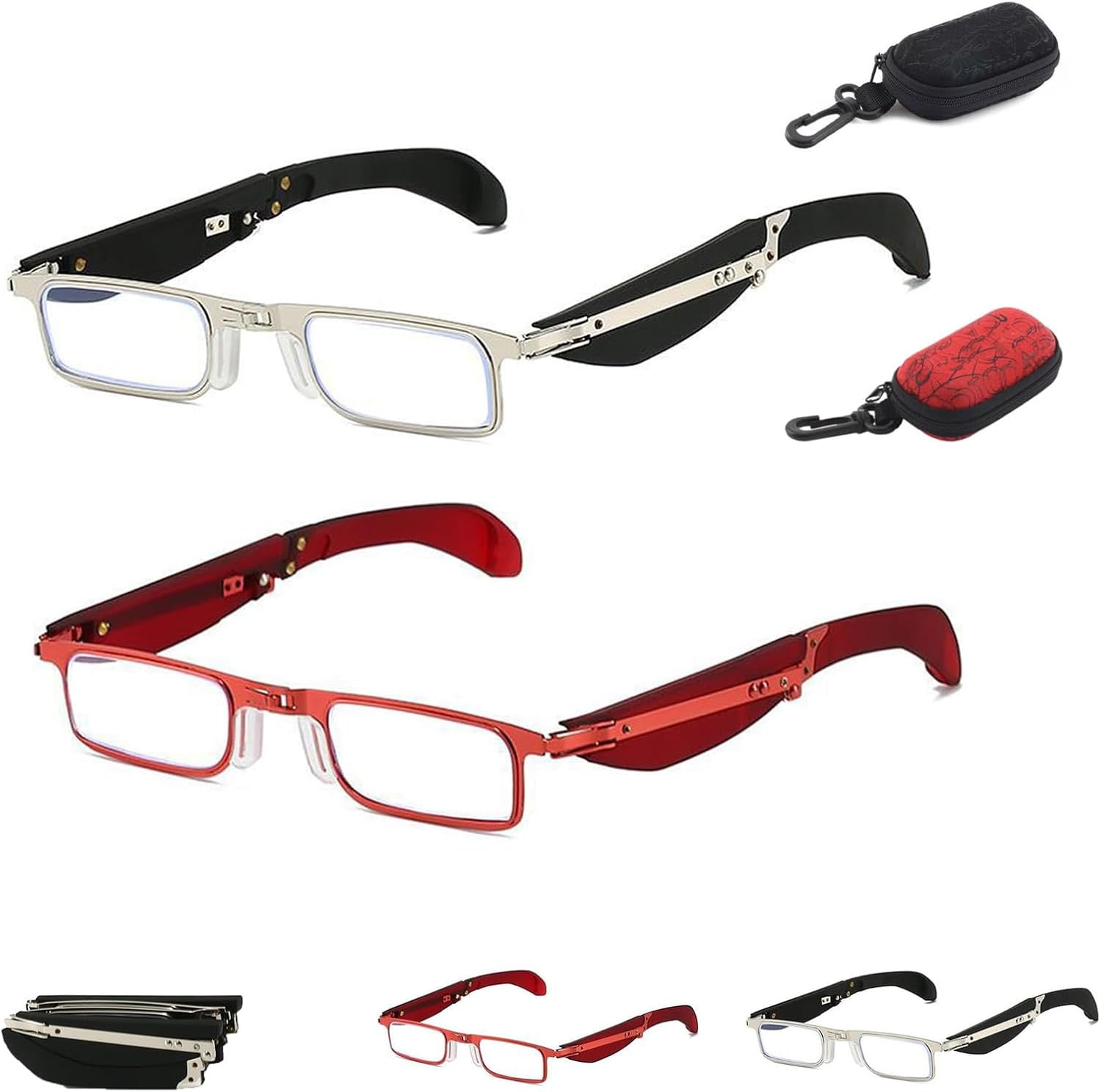 Freshrared/Wasuperstore Foldable Reading Glasses with Smart Devices ...