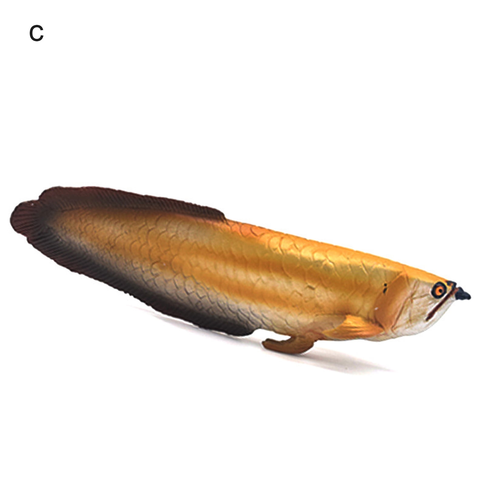 Freshwater Chinese Sturgeon Arowana Fish Simulation Model Toy Aquarium ...