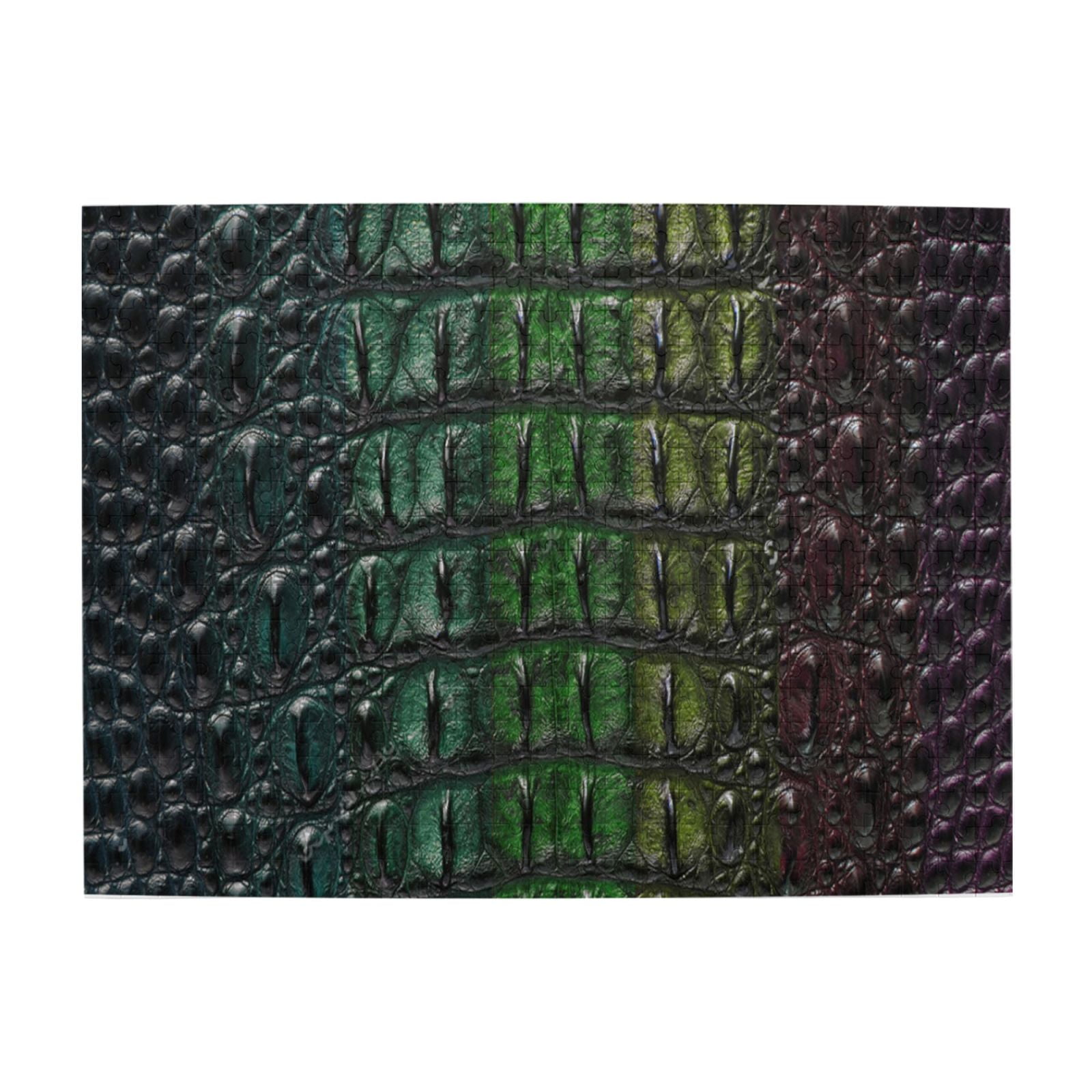 Freshwater Crocodile Bone Skin Animal, Jigsaw Puzzles 500 Pieces Wooden ...