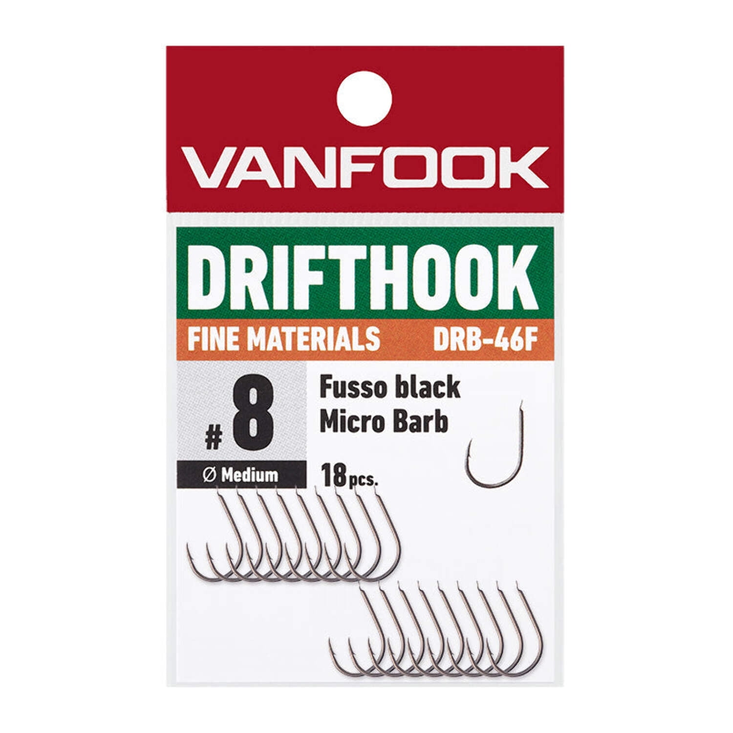 Freshwater Hook - Vanfook - DRB-46F Drifthook Fine Materials - Walmart.com