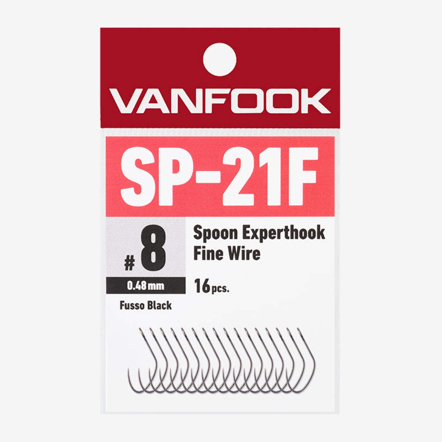 Freshwater Hook - Vanfook - SP-21F Spoon Experthook Fine Wire - Walmart.com