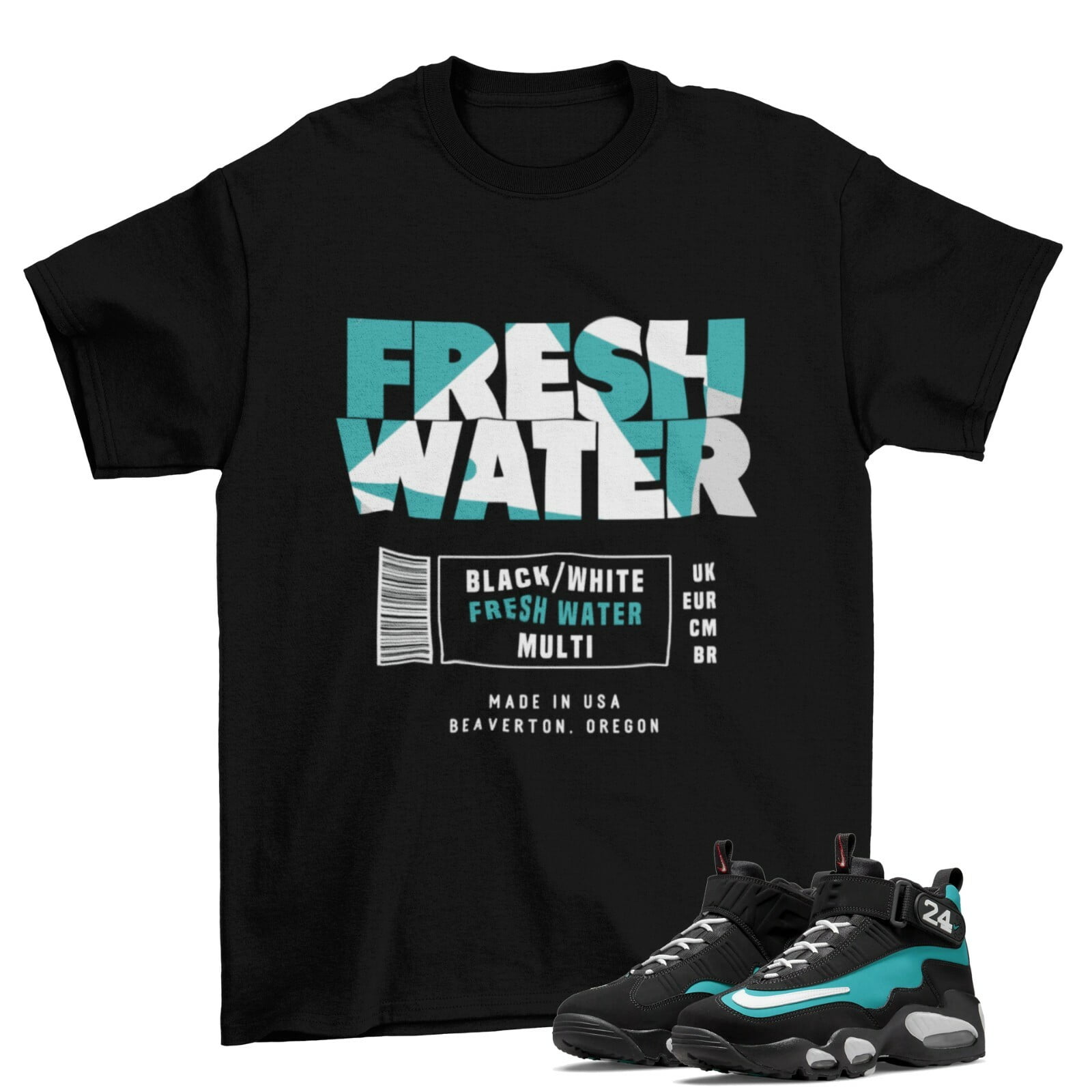 Freshwater Label Shirt to Match Air Griffey Max 1 Freshwater DM8311-001 ...