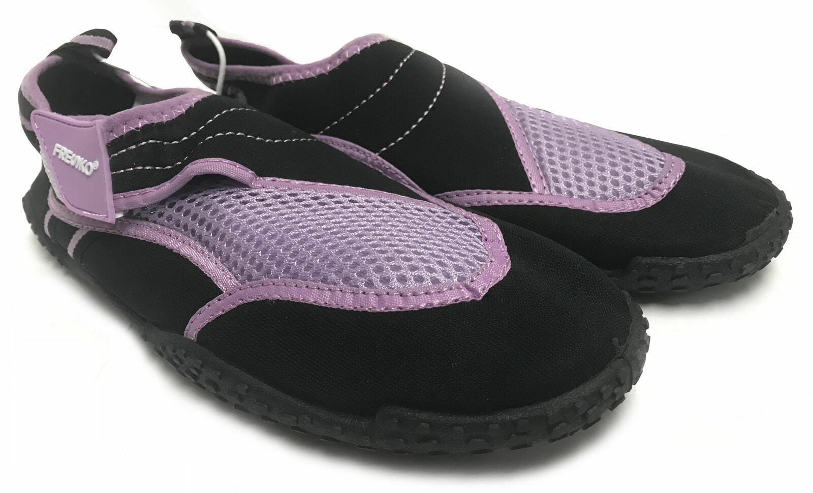 Fresko Women's Strap-Up Aqua Water Shoes, Purple, 7 Medium US - Walmart.com