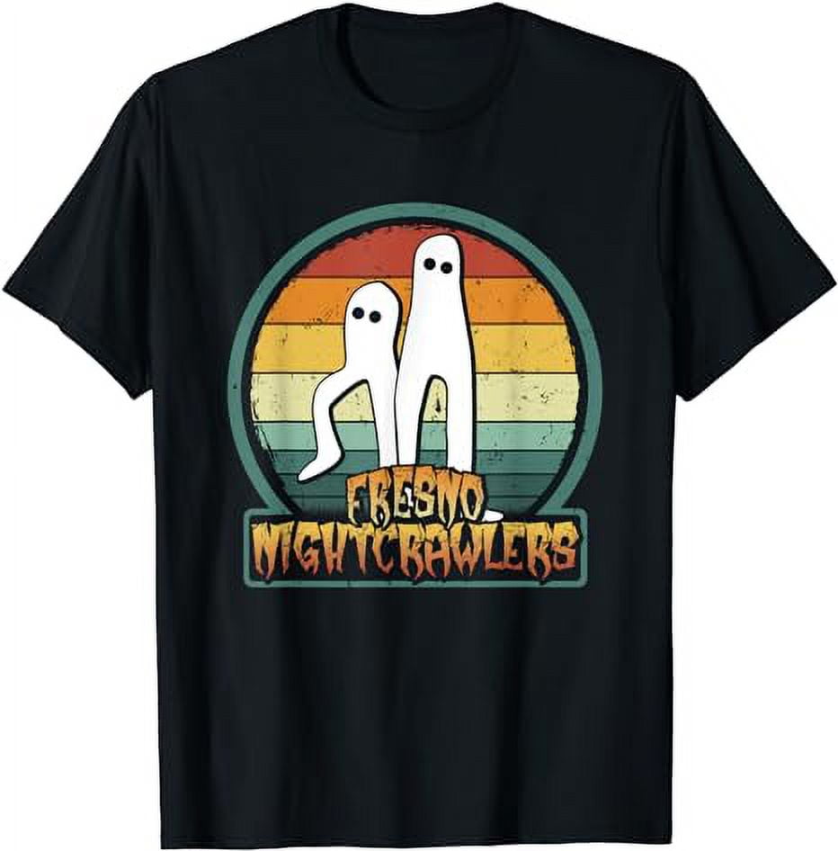 Fresno Nightcrawlers - Retro Haunted Walking Pants Cryptid T-Shirt ...
