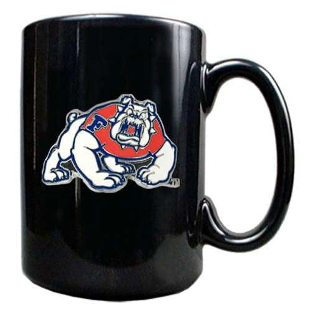 Fresno State Bulldogs 15oz Black Ceramic Mug - Walmart.com