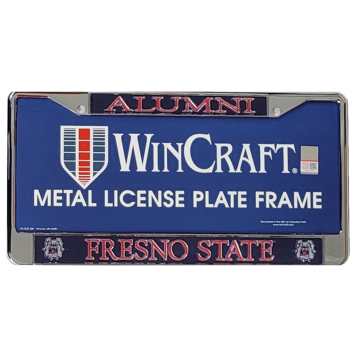 Fresno State Bulldogs Alumni Metal License Plate Frame - Walmart.com