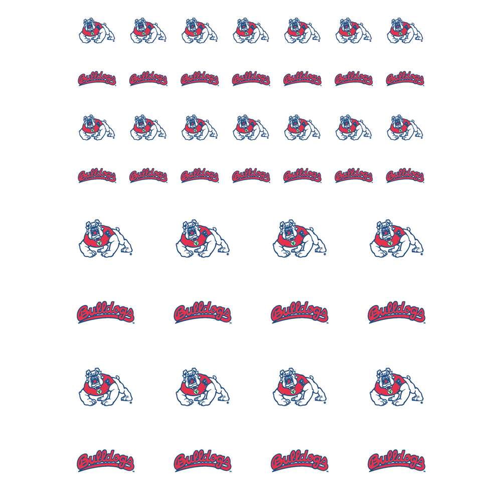 Fresno State Bulldogs Small Sticker Sheet - 2 Sheets - Walmart.com