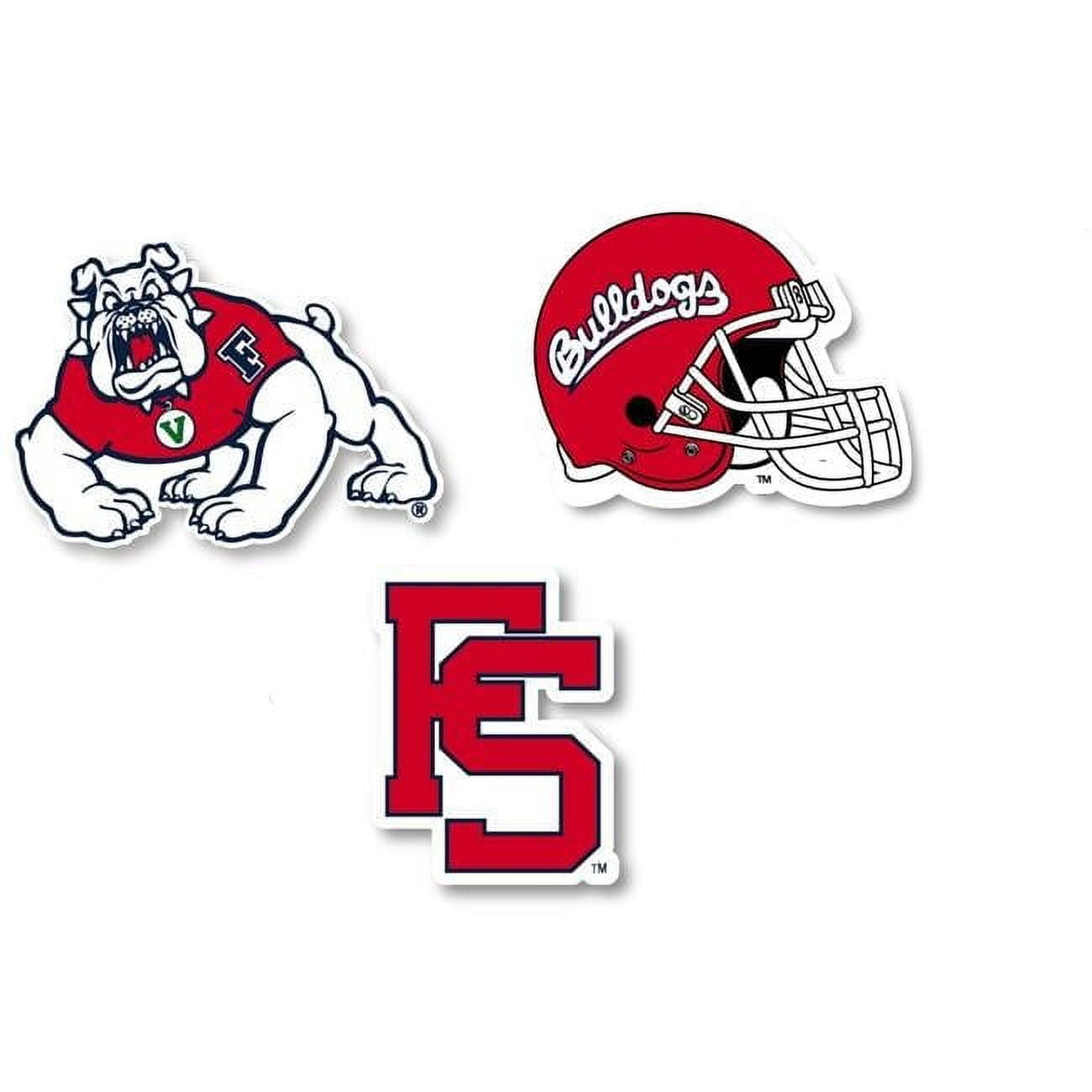 Fresno State Bulldogs Vinyl Decal Sticker, 4 in. - Pack of 3 - Walmart.com
