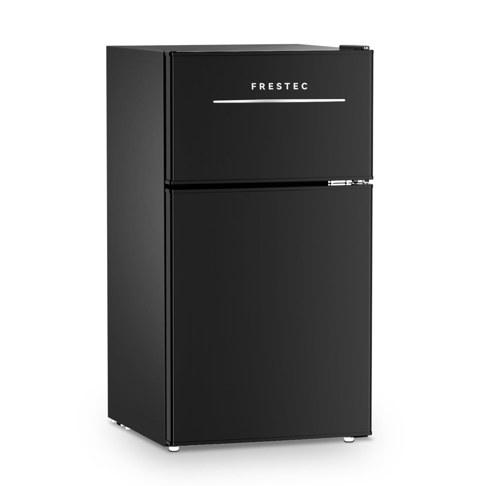 Frestec 3.2 Cu.Ft Compact Refrigerator, 2 Door, Black, Energy-Saving ...