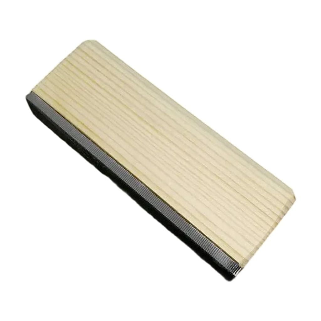 Fret Polishing File Tool with Wooden Handle for Electric Guitar Bass ...