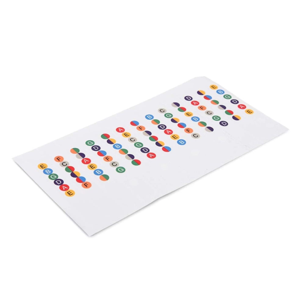 Fretboard Mastery Kit, Note Sticker for Beginner Learning Tool, Color ...