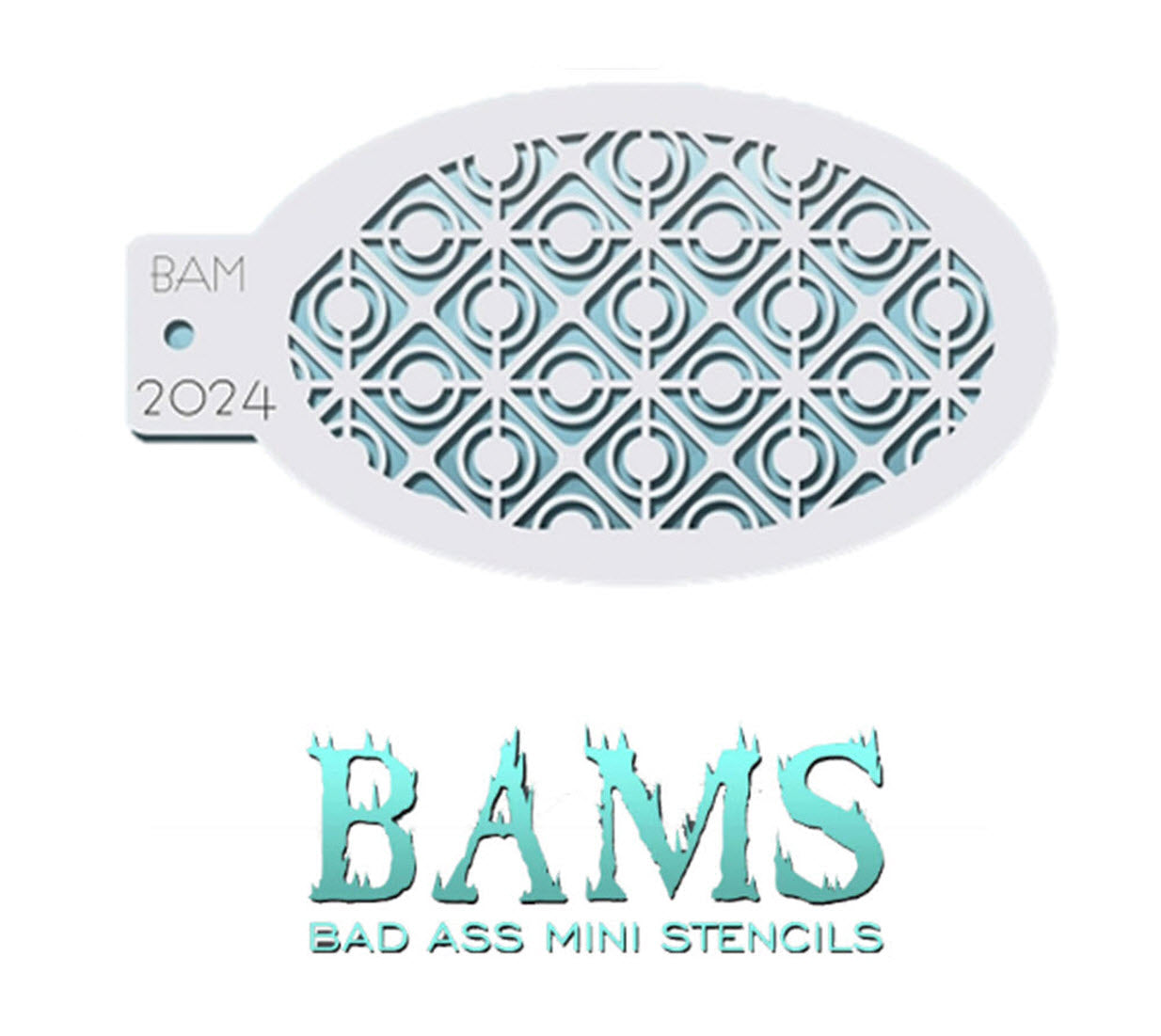 Fretwork Bad Ass Mini Stencil - Walmart.com