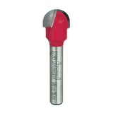Freud 1/2 in. Dia. x 1/4 in. x 1-13/16 in. L Carbide Round Nose Router ...