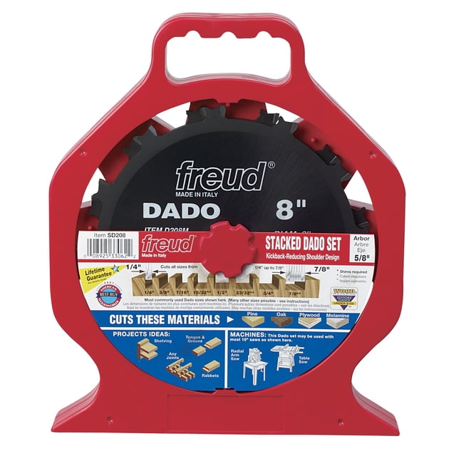 Freud SD208 8" Stacked Dado - Walmart.com