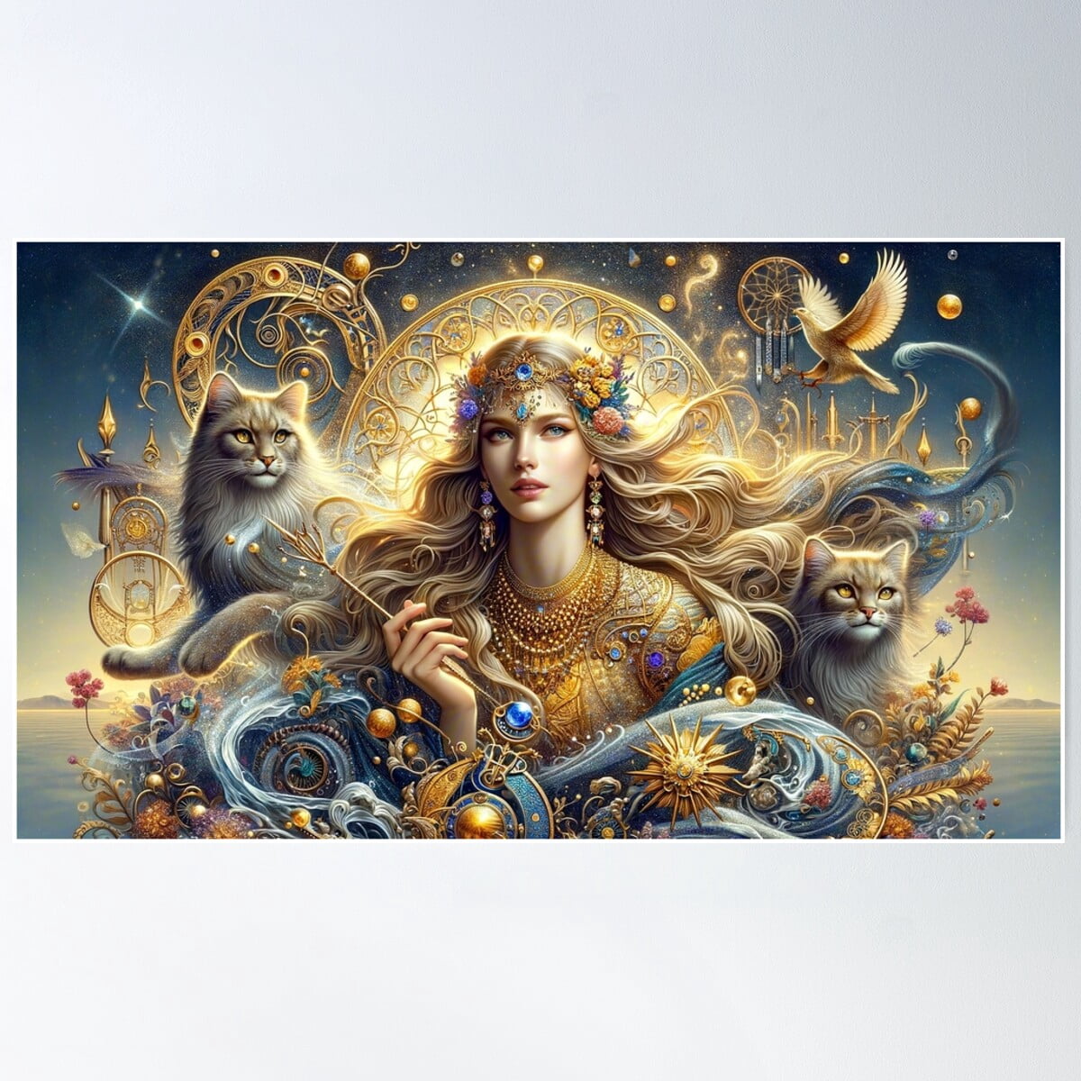 Freya And Her Companions: The Sublime Goddess Of Love And Beauty Poster ...