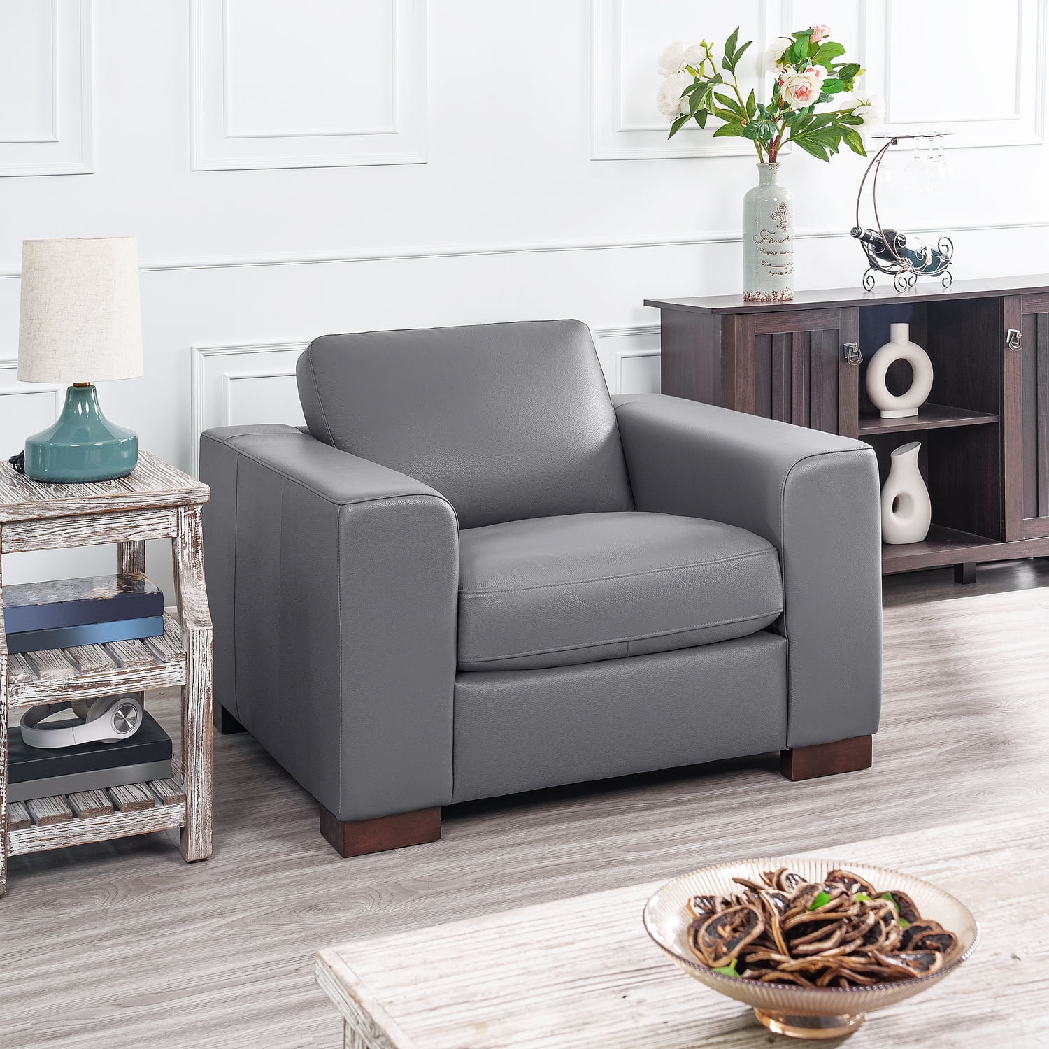 Freya Chair-Color:Gray - Walmart.com