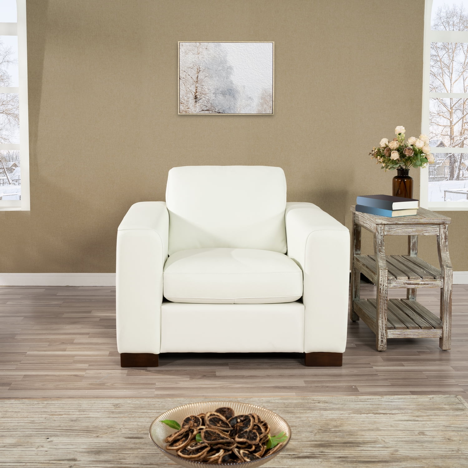Freya Chair-Color:White - Walmart.com