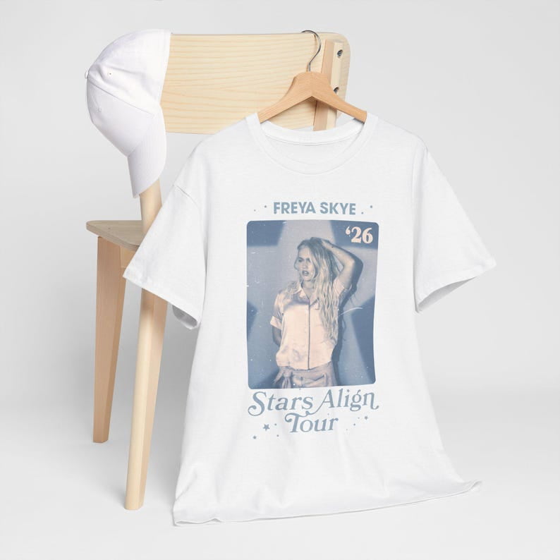 Freya Merch Skye Stars Align Tour 2026 Graphic T-Shirt: Music Tour ...