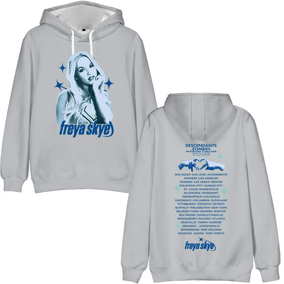 Freya Skye 2025 Tour Merch Bagless Hoodie Sweatshirt Streetwear Unisex ...