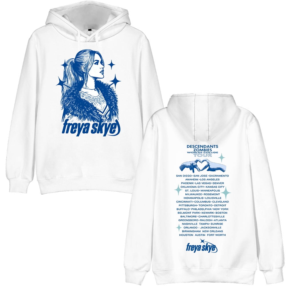 Freya Skye 2025 World Tour Merch Bagless Hoodie Sweatshirt Streetwear ...