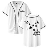 Freya Skye Gold's Gone Baseball Jersey Short Sleeve Button-Down Shirts ...