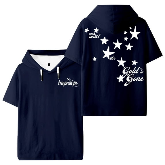 Freya Skye Gold's Gone Hooded T-shirt Short Sleeve Tee Men Women ...