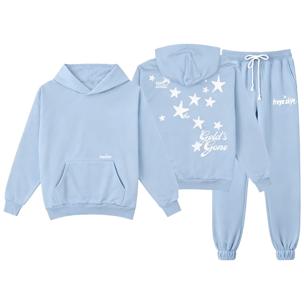 Freya Skye Gold's Gone Hoodie Jogger Pants Two Piece Set Sweatshirts ...