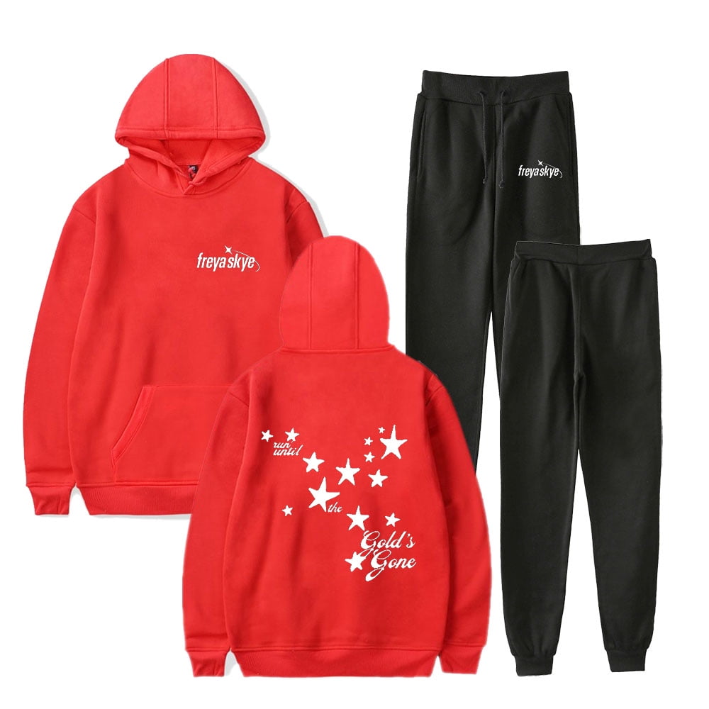 Freya Skye Gold's Gone Hoodie Suit Two Piece Suit Streetwear Casual ...
