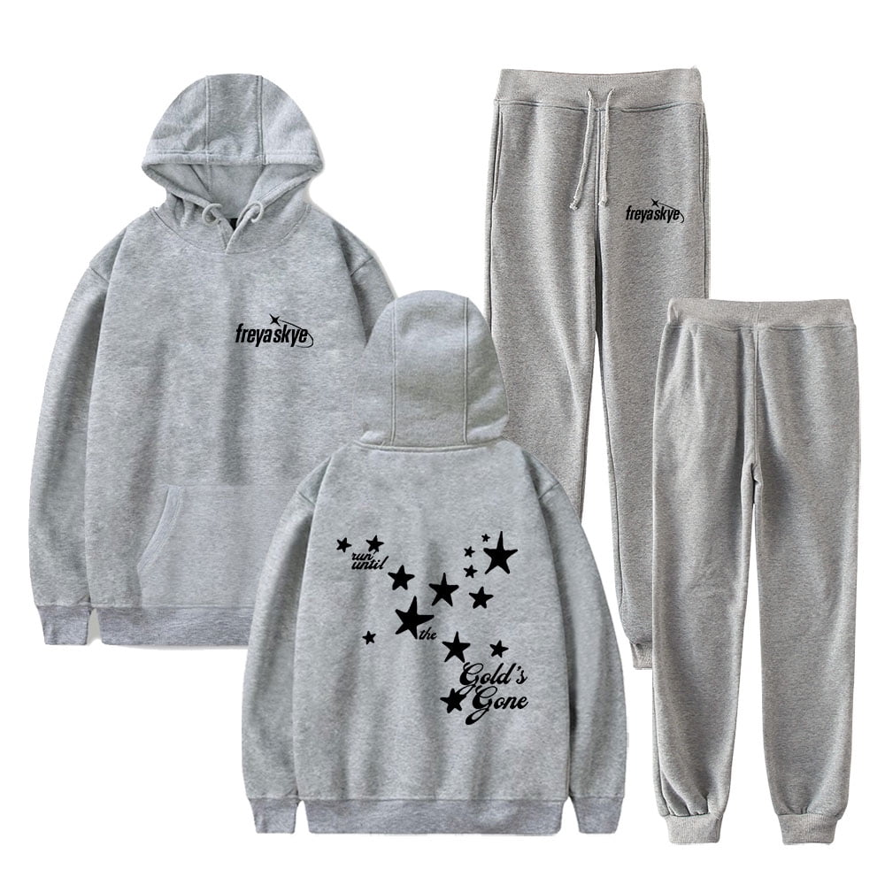 Freya Skye Gold's Gone Hoodie Suit Two Piece Suit Streetwear Casual ...