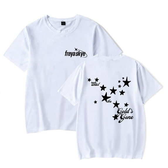 Freya Skye Gold's Gone T-Shirt Fun Printed Trendy Short Sleeves ...