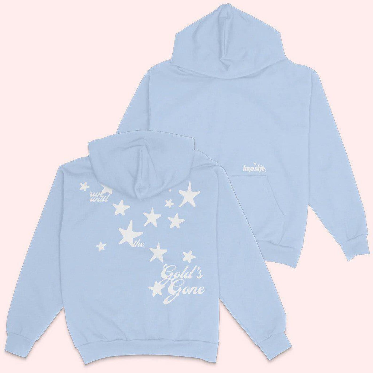 Freya Skye Merch, Golds Gone Hoodie, white star Freya Skye's shirt ...