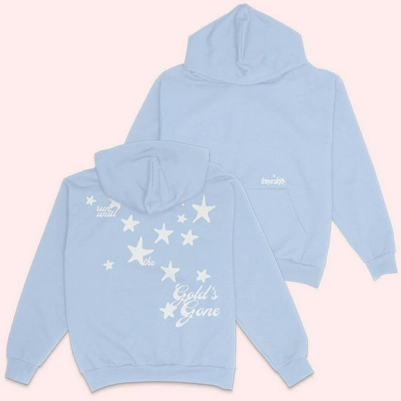 Freya Skye Merch, Golds Gone Hoodie, white star Freya Skye's shirt ...