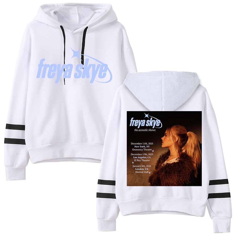 Freya Skye Merch Live Shows Date Print Hoodie – Unisex Pocketless ...
