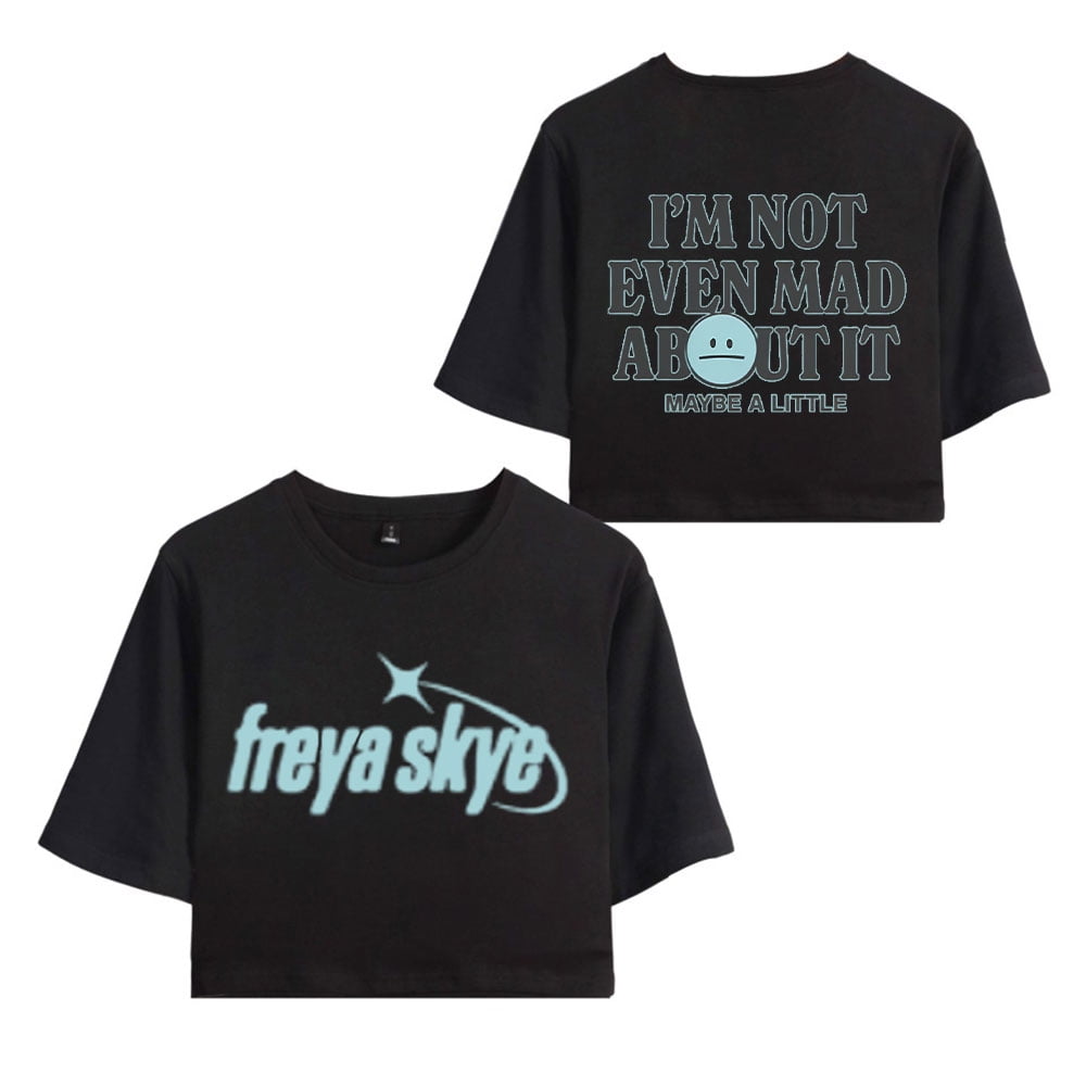 Freya Skye Merch “Not Even Mad About lt” Print Crop T-Shirt – Women’s ...