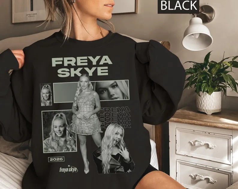 Freya Skye Merch Unisex Hoodie Long Sleeve Unisex Pullover Clothing ...