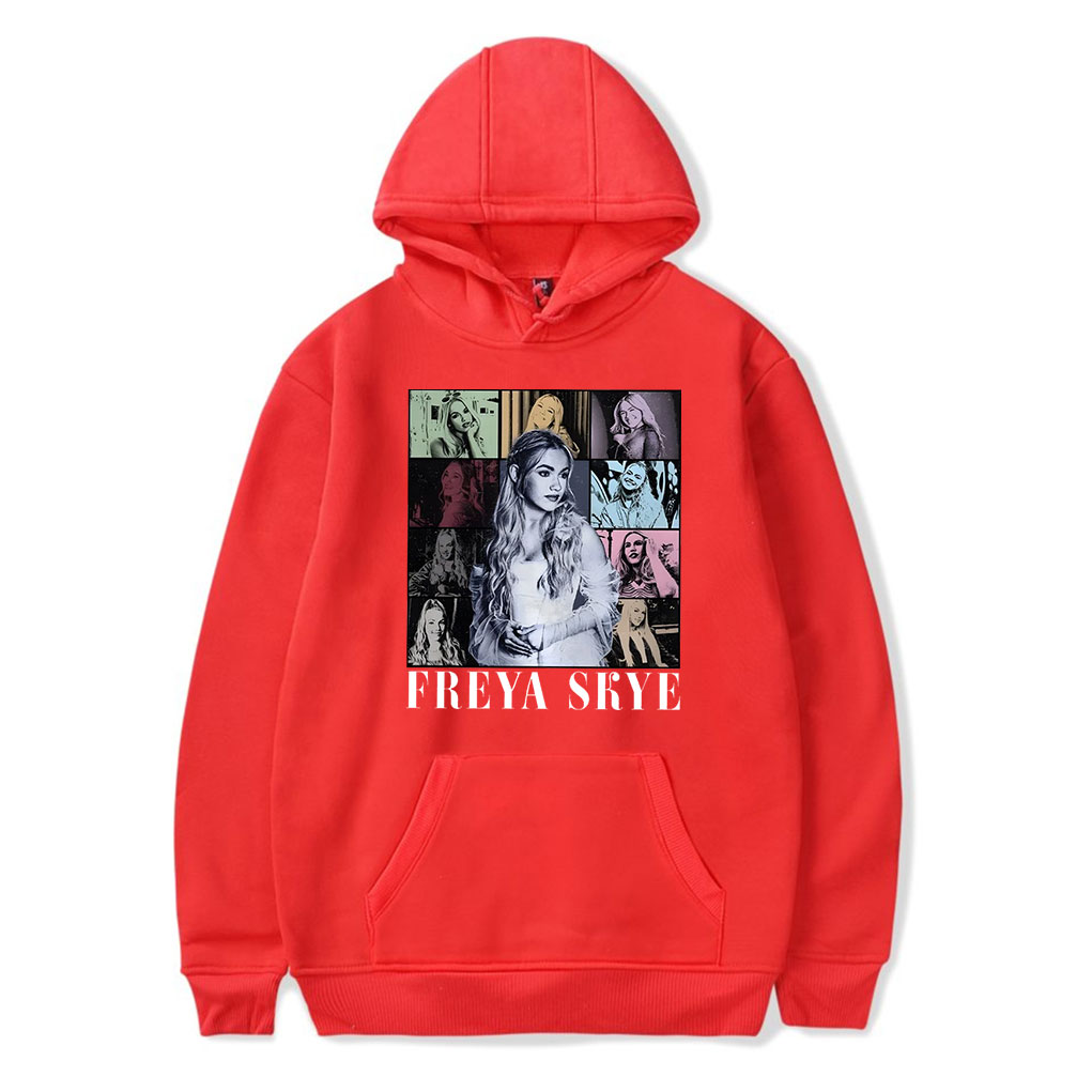 Freya Skye Music Tour Vintage Hooded Drawstring Pocket Sweatshirt Men ...