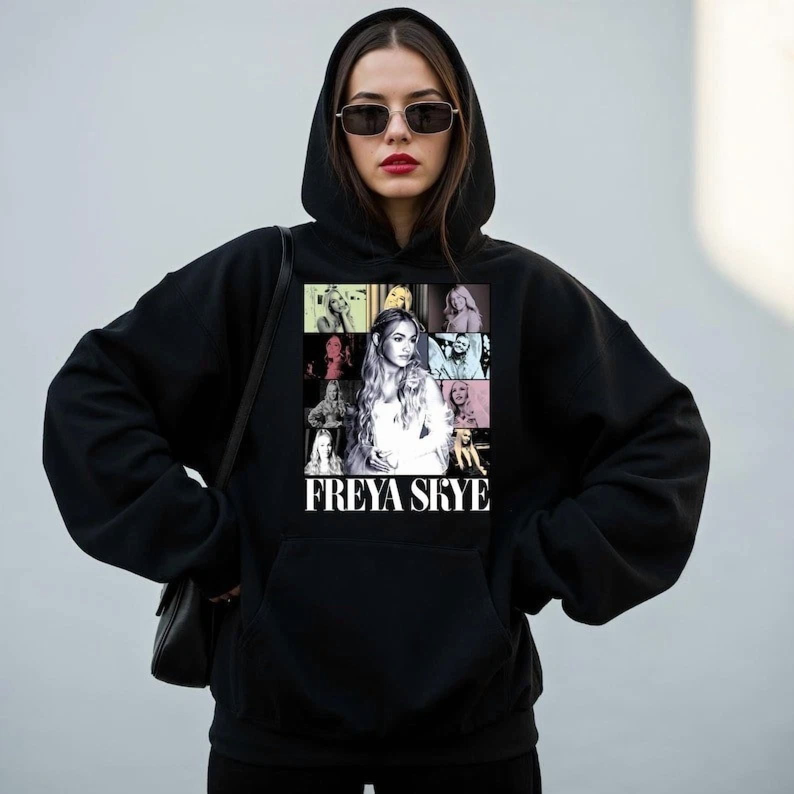 Freya Skye Music Tour Vintage Hooded Sweatshirt, Multiple Colors Hoodie ...