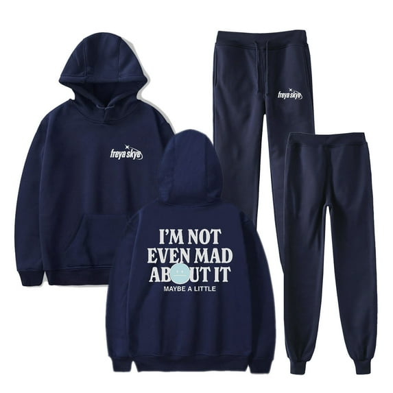 Freya Skye Not Even Mad About It Hoodie Suit Streetwear 2 Pieces Sets ...