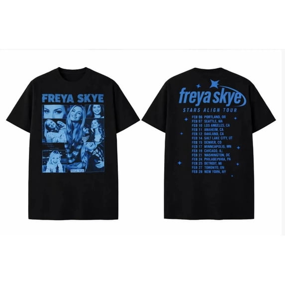 Freya Skye Retro Silent Treatment Tour 2026 T-Shirt - Walmart.com