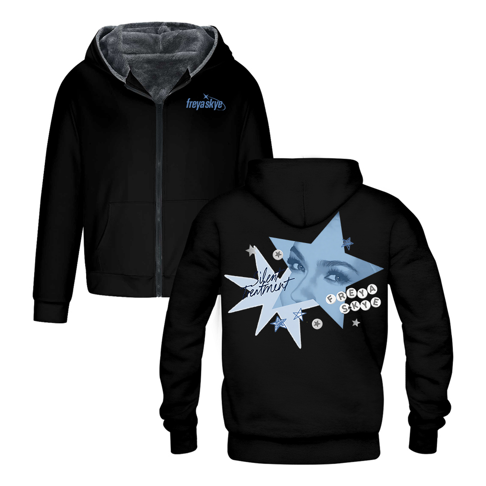 Freya Skye Silent Treatment Hooded Jacket Parkas Long Sleeve Zipper ...