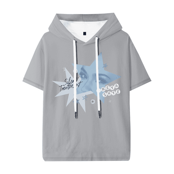 Freya Skye Silent Treatment Hooded T-shirt Unisex Short Sleeve Tee ...