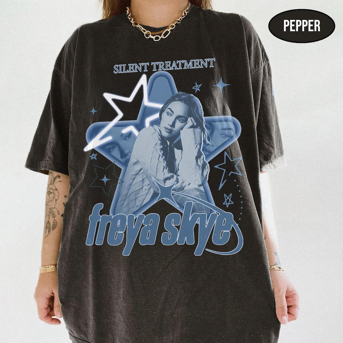 Freya Skye Silent Treatment Star T-Shirt, Freya Skye Stars Align Tour ...