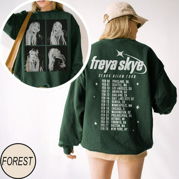 Freya Skye Silent Treatment Sweatshirt, Stars Align Tour 2026 Festival ...