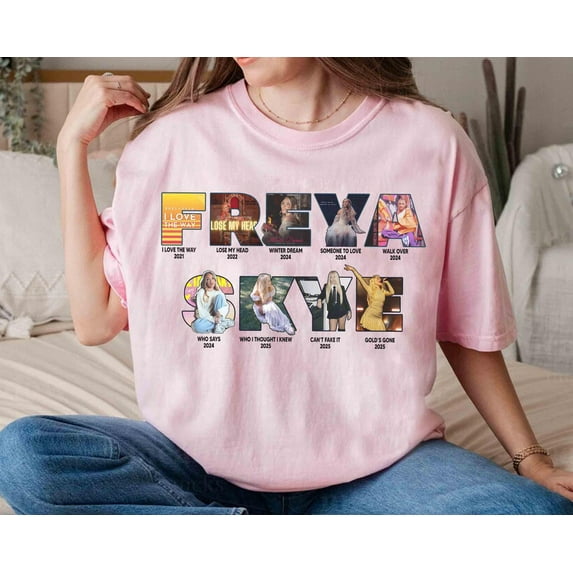 Freya Skye Silent Treatment T-Shirt, Stars Align Tour 2026 Festival Tee ...