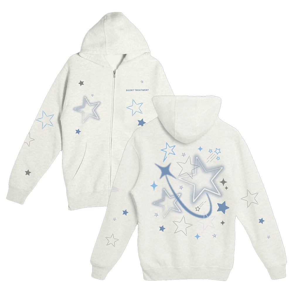 Freya Skye Silent Treatment Zip Up Hoodie Long Sleeve Streetwear Men ...