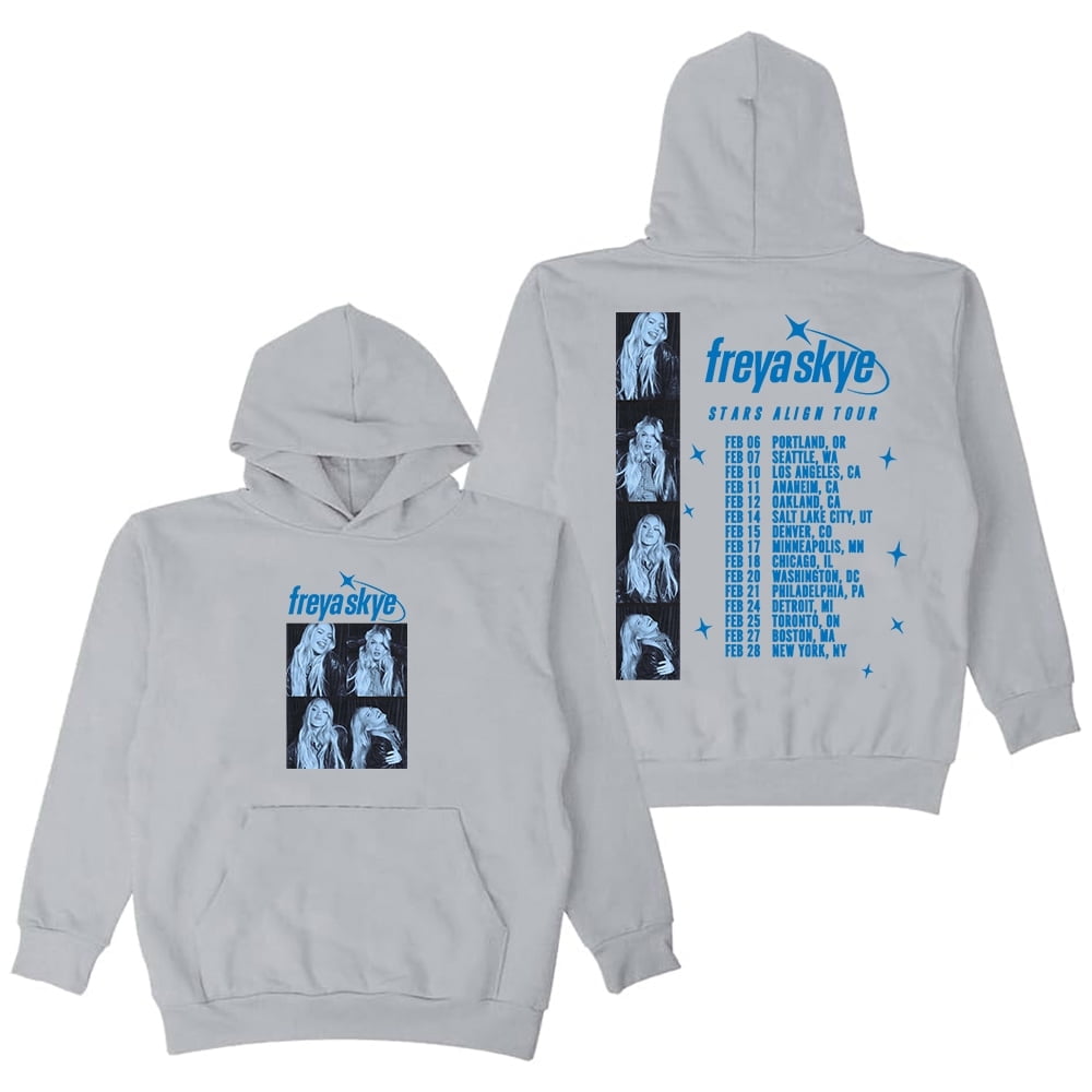 Freya Skye Stars Align Tour 2026 Hoodie Men Women Fashionable Casual Sportswear Street Wear ...